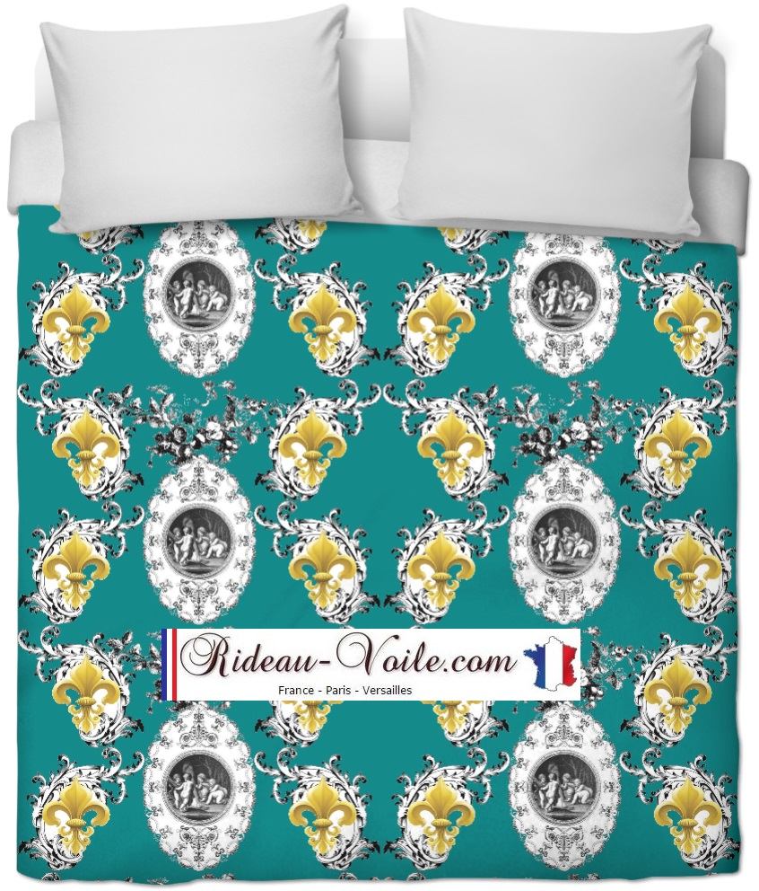 Boutique Toile de Jouy liturgico angel Tecido cortina Anjos Engel stof ...