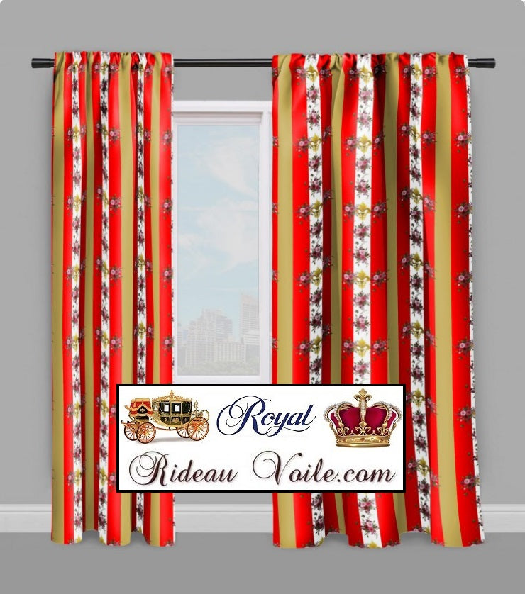 Rideauvoile Tissu rideau mètre Empire French fabrics Interior Design H ...
